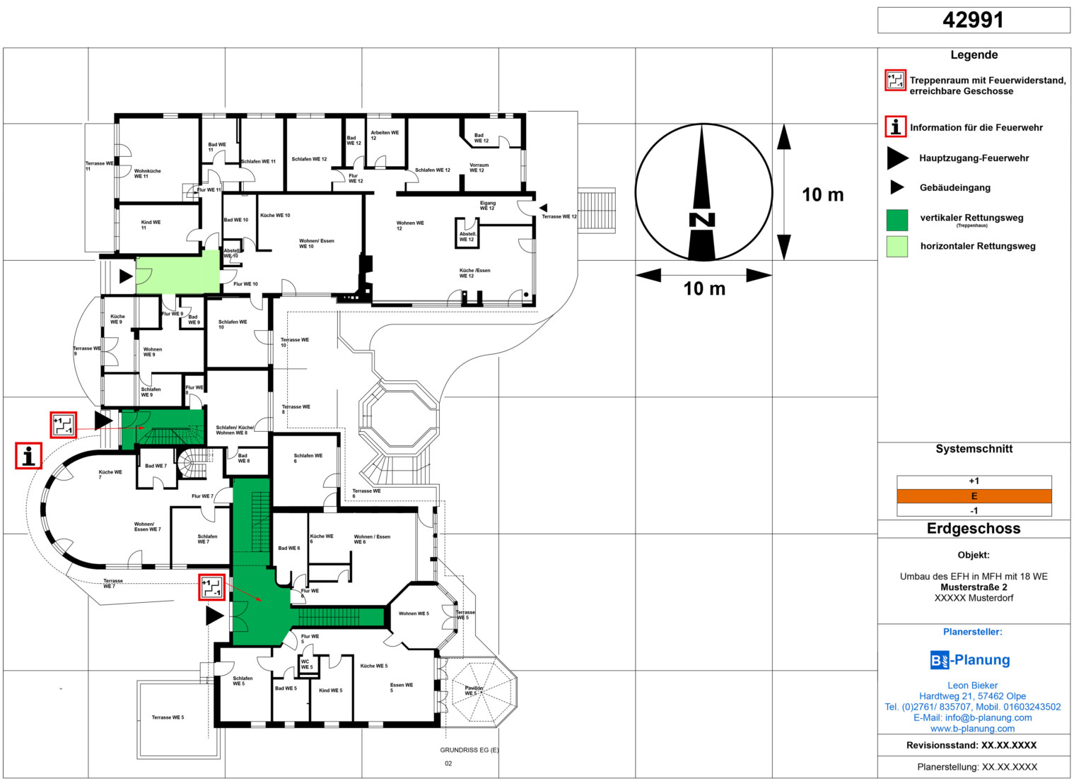 Feuerwehrpläne – B-Planung